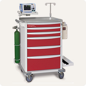 Code Blue Crash Cart Aluminum | American River Medical