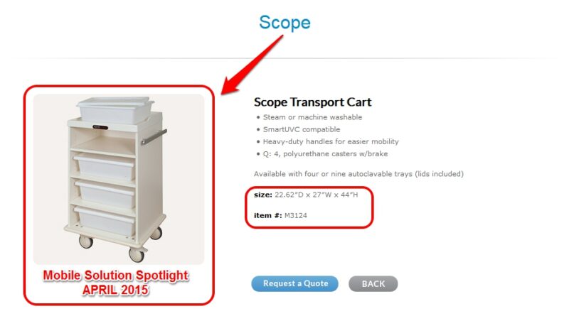 Scope Transport Cart – Mobile Solution Spotlight – American River Medical