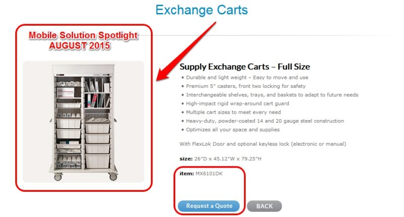 Supply Exchange Cart – Mobile Solution Spotlight – American River Medical
